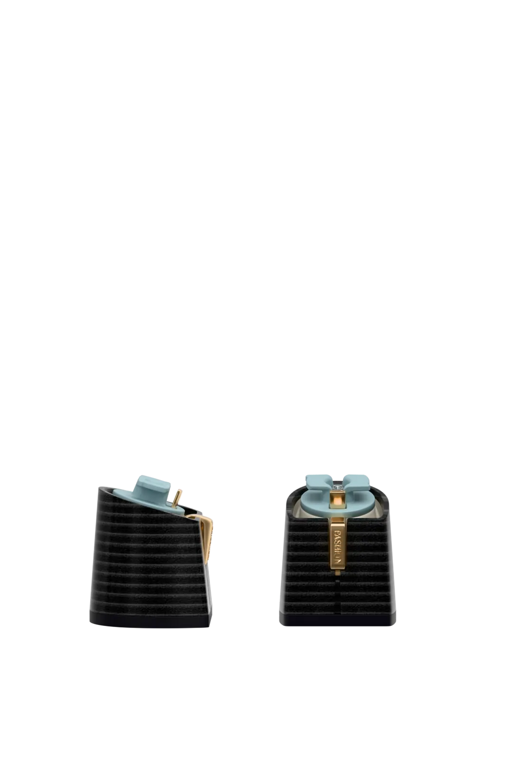 Flare Block Heel Kit 3 Black Wood