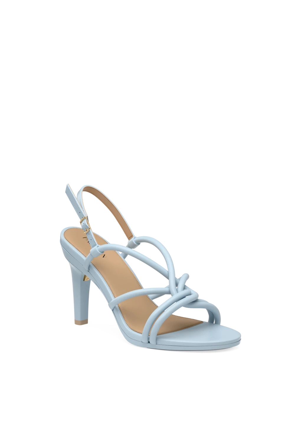 The Capri - Baby Blue Vegan Leather 4 Stiletto - Final Sale