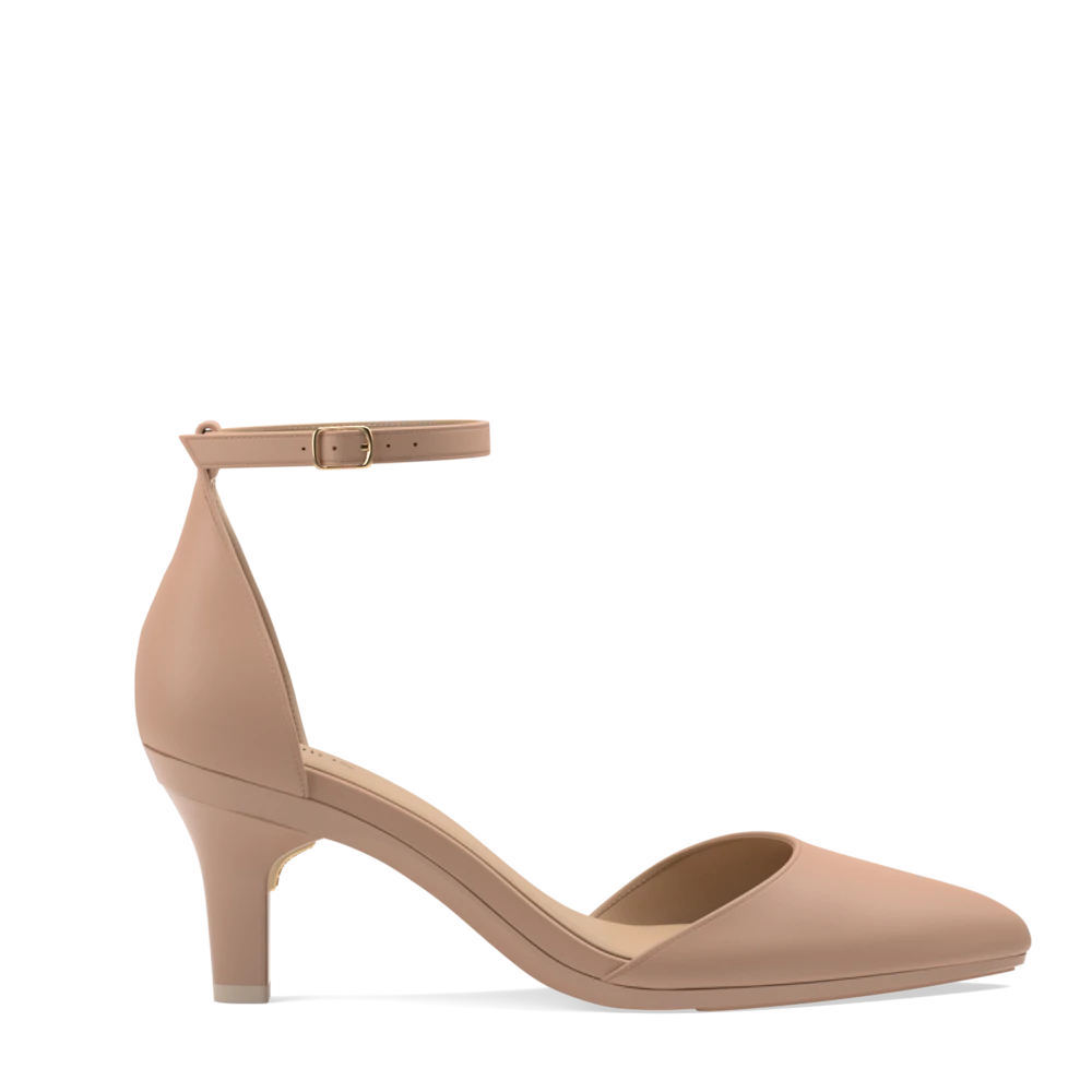 The D'Orsay Latte Leather + Stiletto Heel Kit 3 Latte