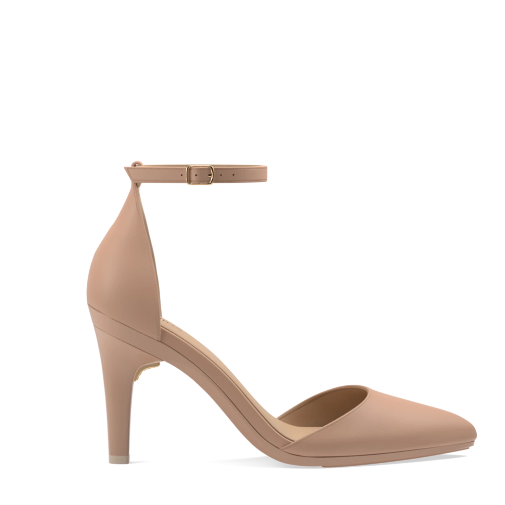 The D'Orsay Latte Leather + Stiletto Heel Kit 4 Latte