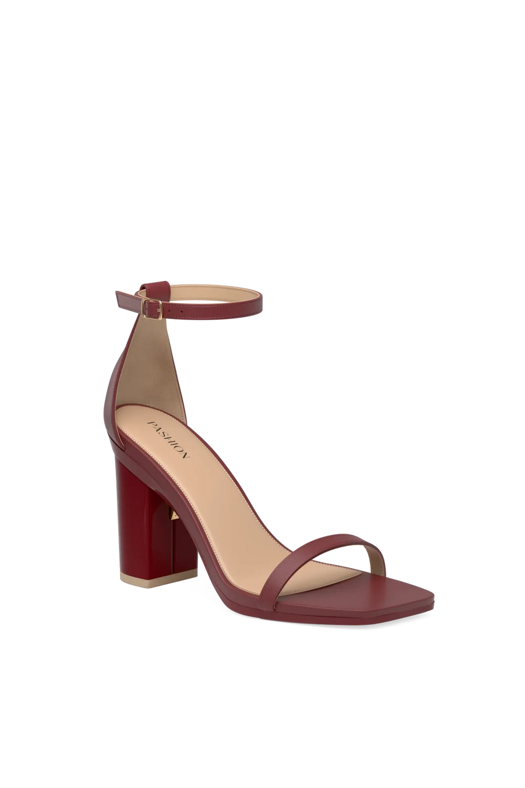 The Gigi - Merlot Leather 4 Block - Final Sale