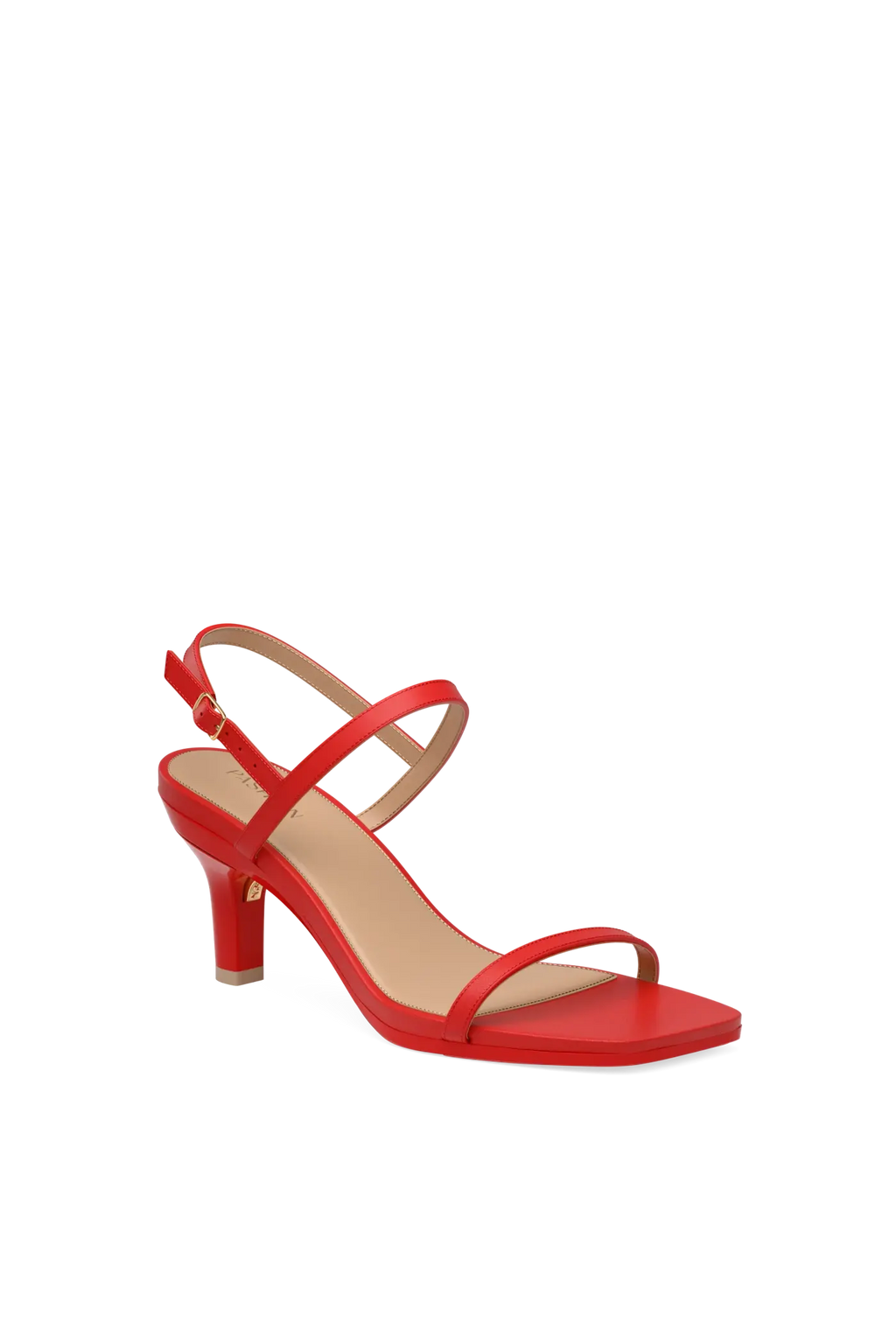 The Miranda - Cherry Red Leather 3 Stiletto