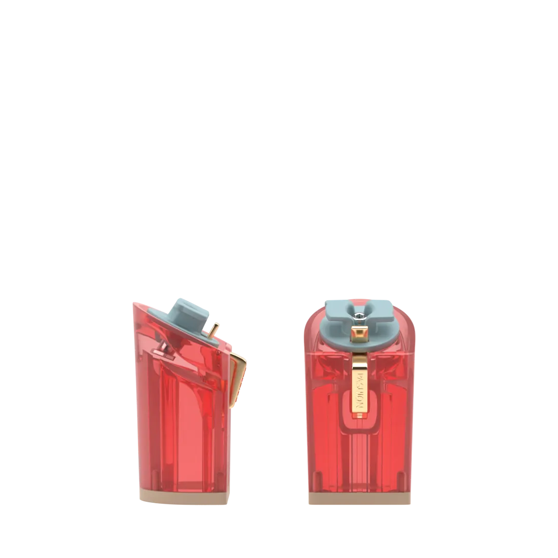 Block Heel Kit 4 Red Tint Transparent