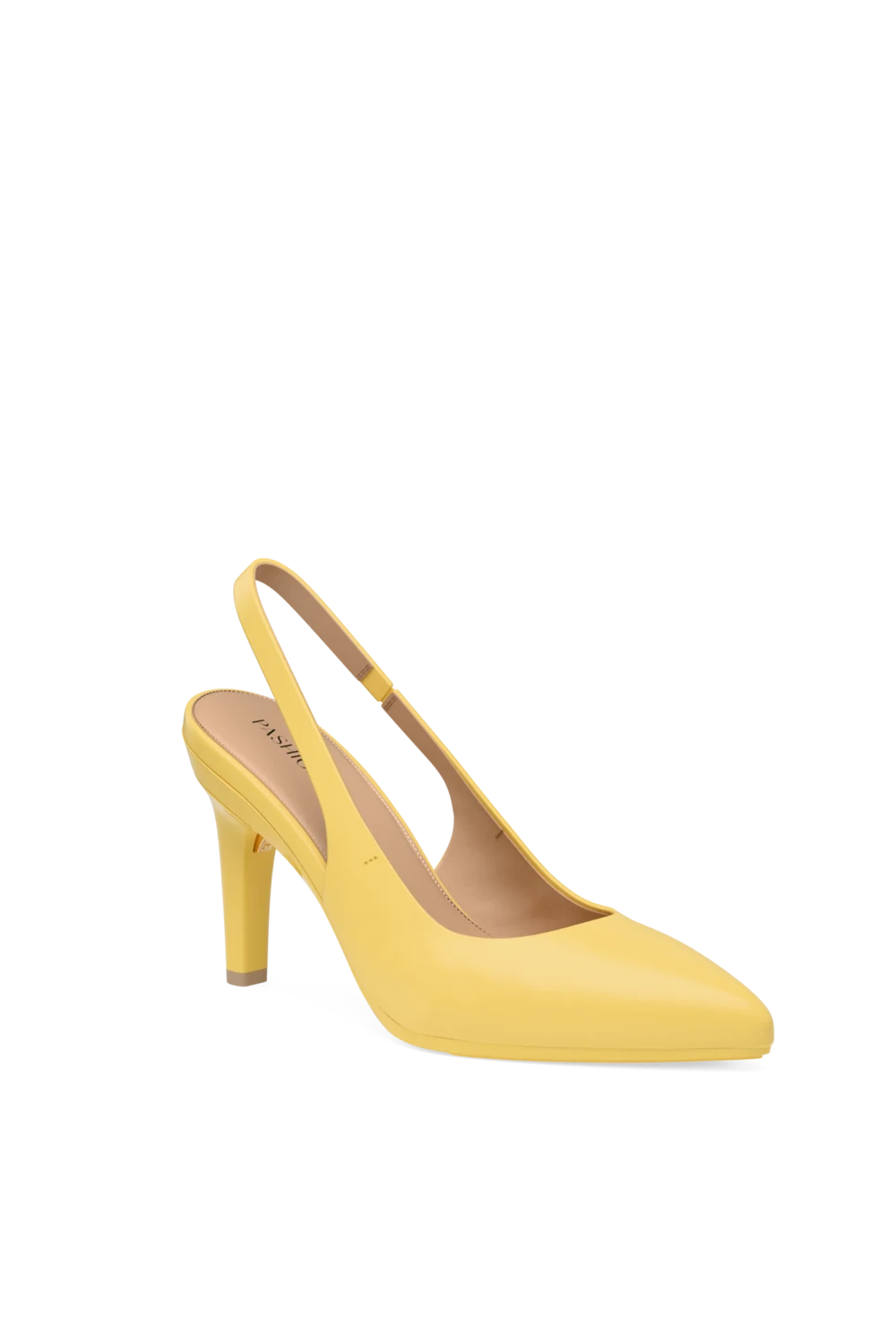 The Slingback - Limoncello Leather 4 Stiletto - Final Sale